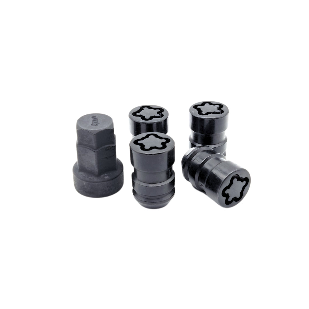TPI Forged Steel Wheel Lock Nut Set [M14x1.5] Black Chrome – Iconic Wheels Australia