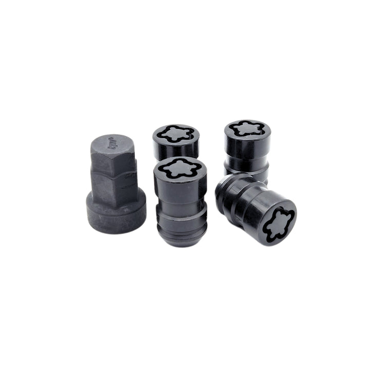 TPI Forged Steel Wheel Lock Nut Set [M14x1.5] Black Chrome – Iconic ...